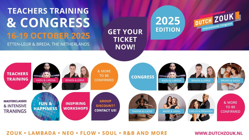 Dutch International Zouk Congress 2025 – 13th Edition | Zoukology